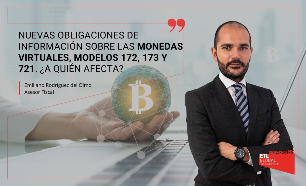 Obligaciones sobre las monedas virtuales, modelos 172, 173 y 721.